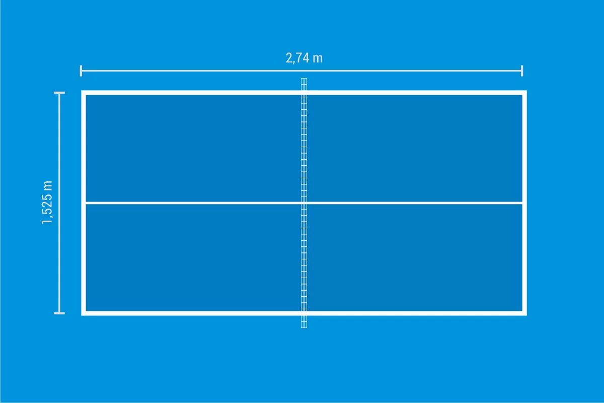 Medidas da Mesa de Tênis de Mesa. Conheça Agora.